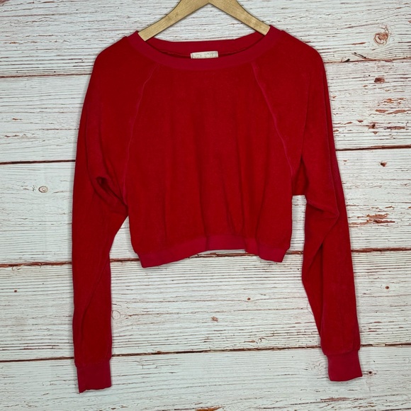 Suzi Kondi | Tops | New Suzie Suzi Kondi Beach Terry Cropped Crew Top ...